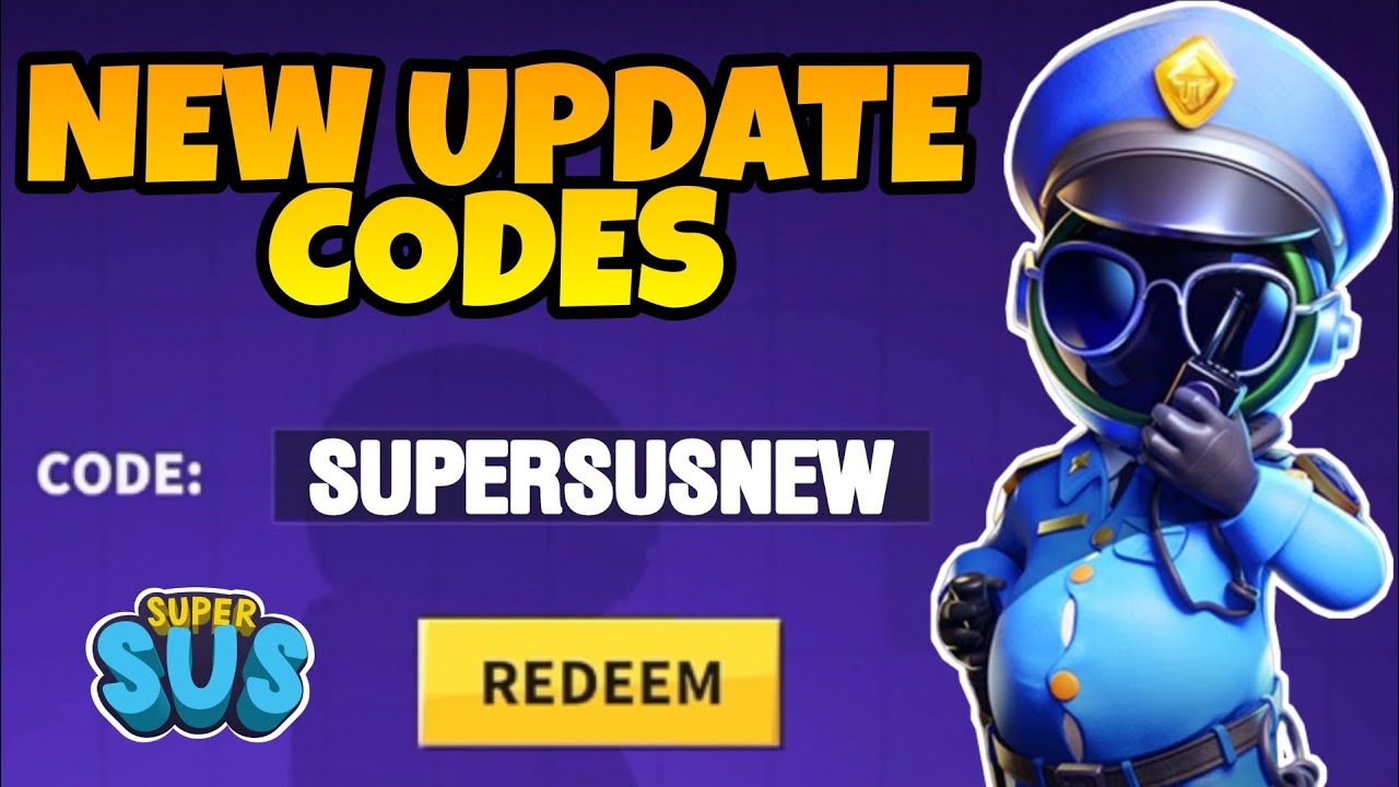 AUGUST NEW!! - UPDATED NEW WORKING REDEEM CODES FOR SUPER SUS - NEW ...