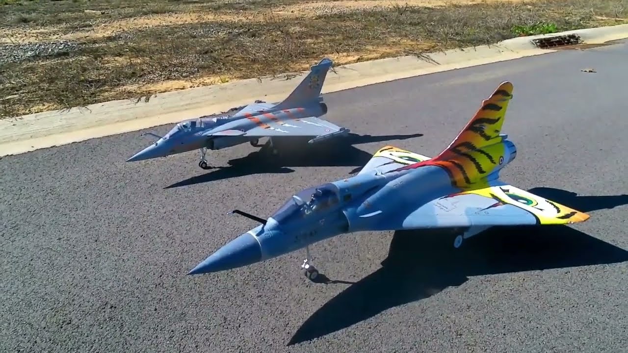 Freewing mirage 2000 80MM Fms-Rafael 64mm Double flight #Smokey ...