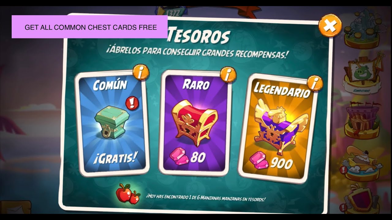 Angry Birds 2 - Common chest trick (Truco cofre común) - YouTube