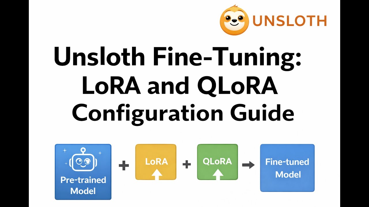 [LoRA] Unsloth Fine-Tuning: LoRA and QLoRA Guide. Efficient LLM fine ...