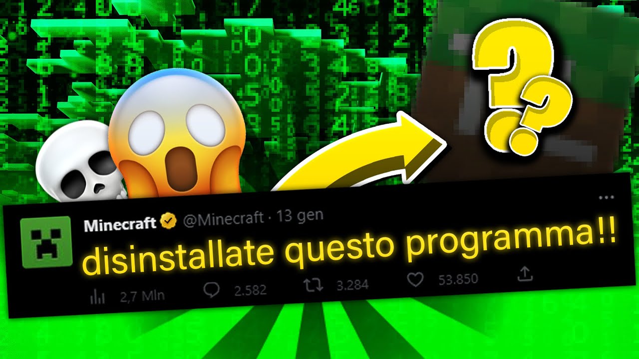Hanno Trovato Un VIRUS Dentro Minecraft... - YouTube