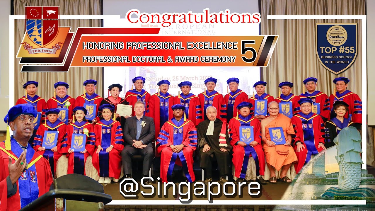 Congratulations EIU Season 5 @Singapore | European International ...
