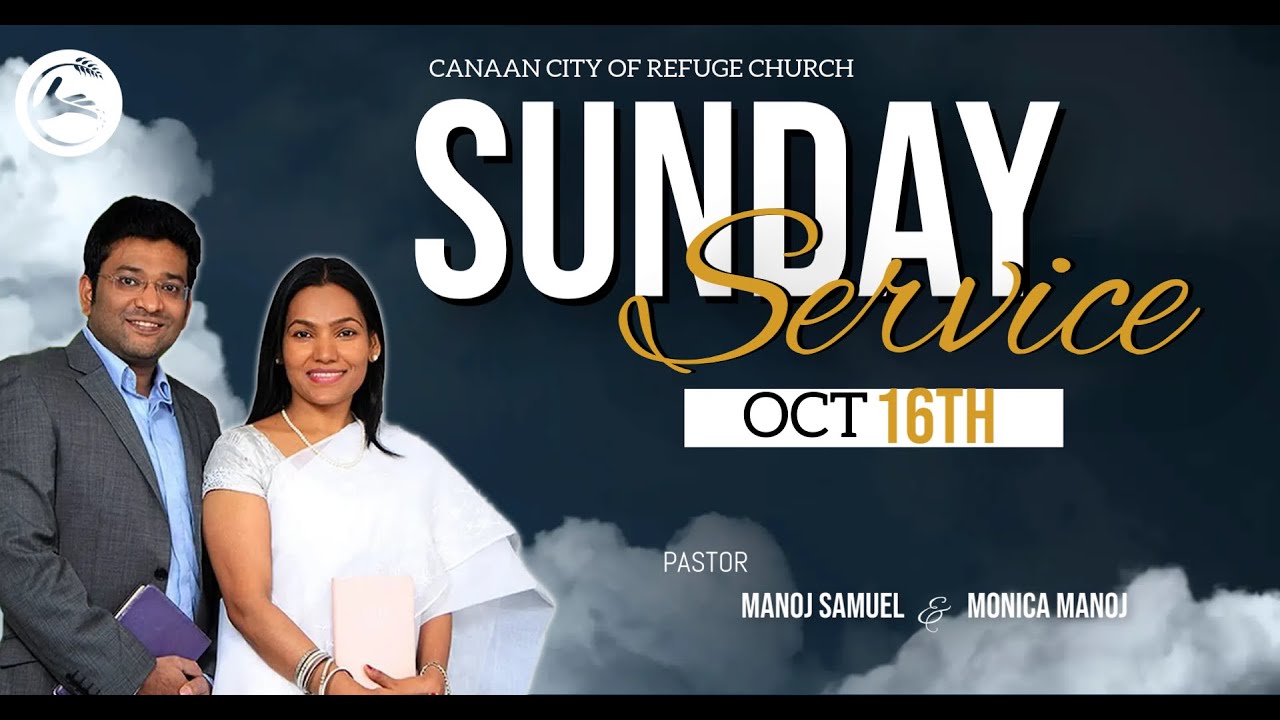 LIVE | Sunday English Service | Pr. Manoj Samuel & Pr. Meera Manoj ...