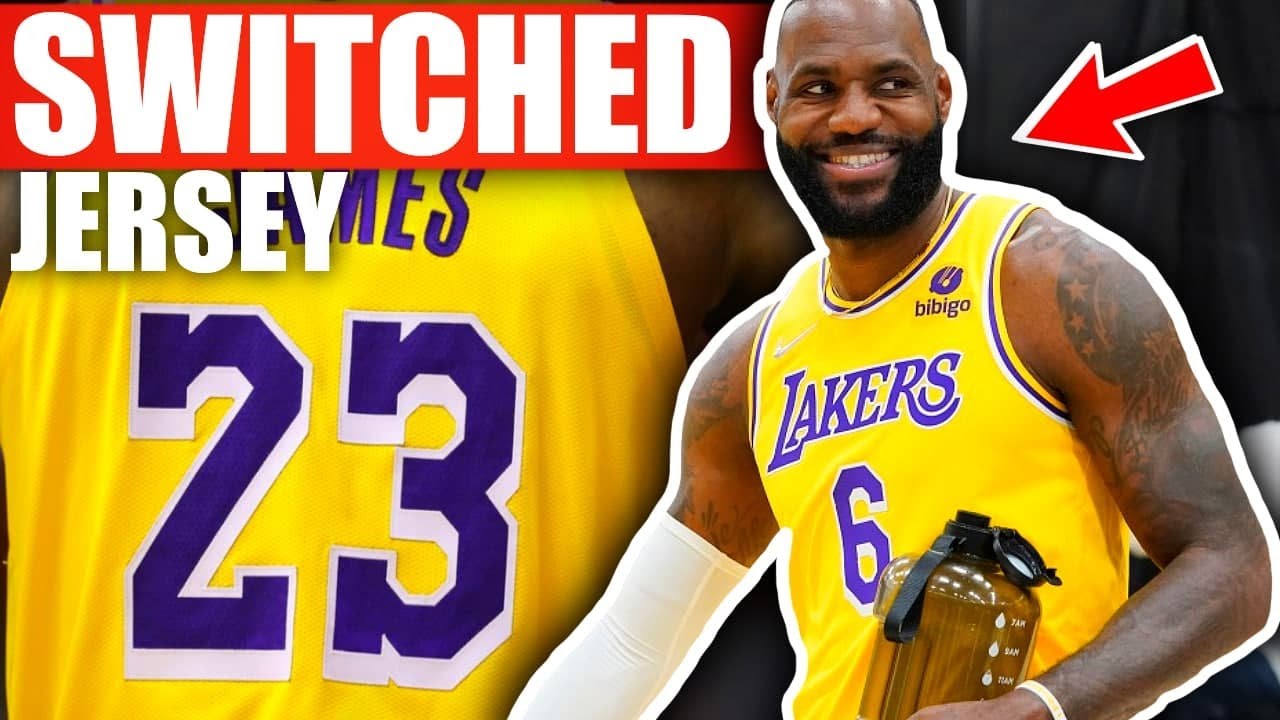 Why Did LeBron Switch His Jersey Number From 23 To 6? - YouTube