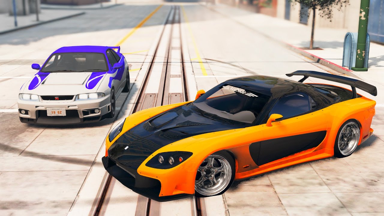 Fast and Furious Tokyo Race Remake - BeamNG.drive - YouTube