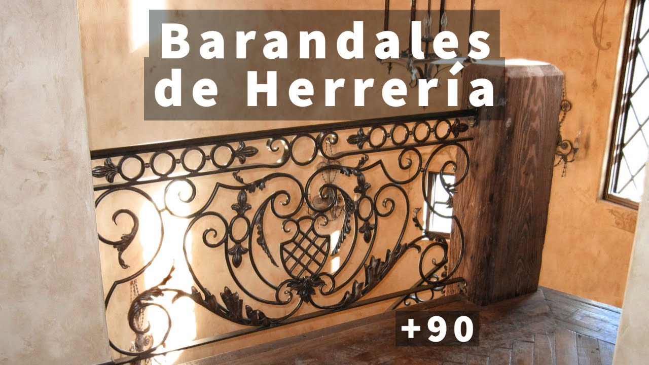 +90 BARANDALES, PASAMANOS y BALCONES de HERRERÍA ideas geniales para tu ...
