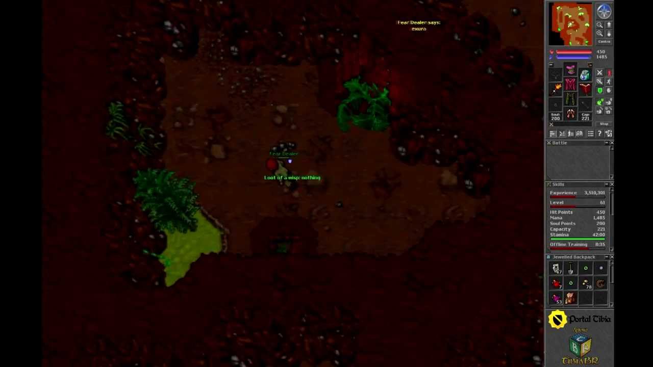 Earth Elemental de Edron Tutorial - Tibia Arte - YouTube