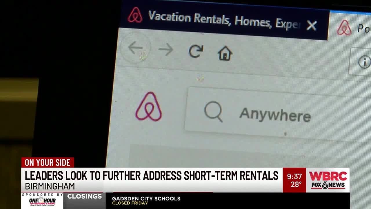 Birmingham leaders to further address short-term rentals - YouTube