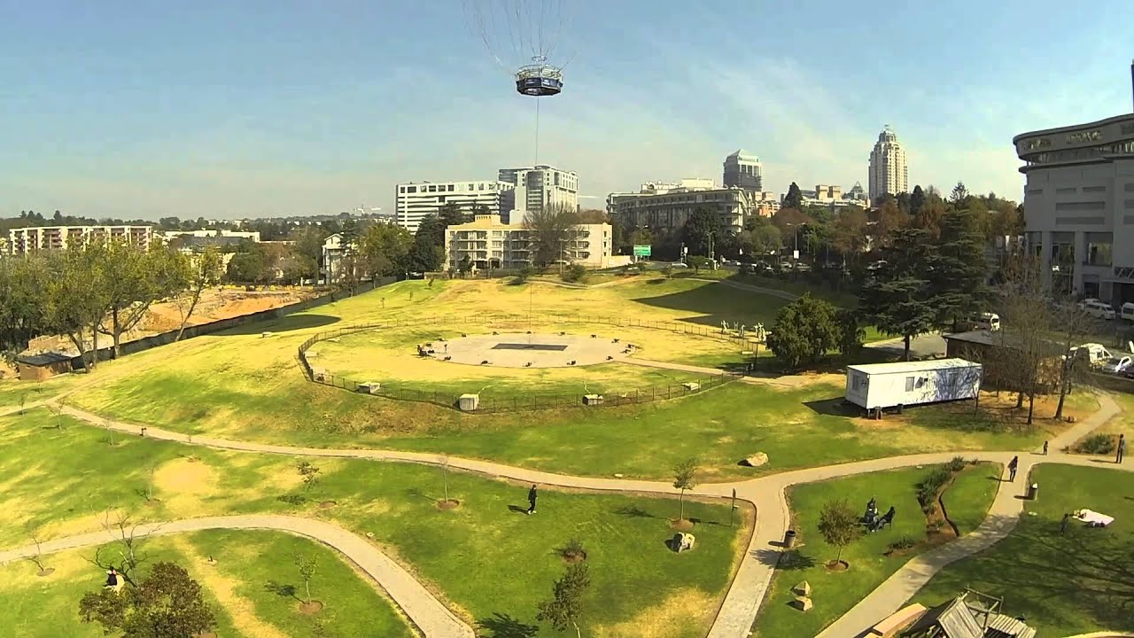 Sandton Hyundai Sky Park Aerial Shoot - YouTube