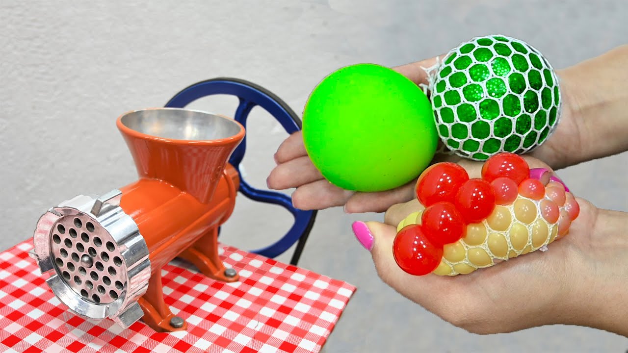 Destroying Funny Balls by MACHINE - YouTube