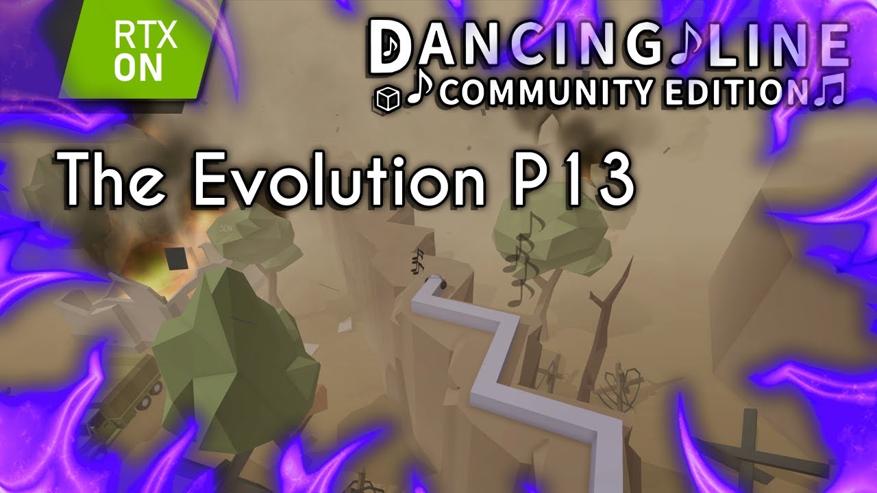 Dancing Line - The Evolution P13 (Post Processing) - YouTube