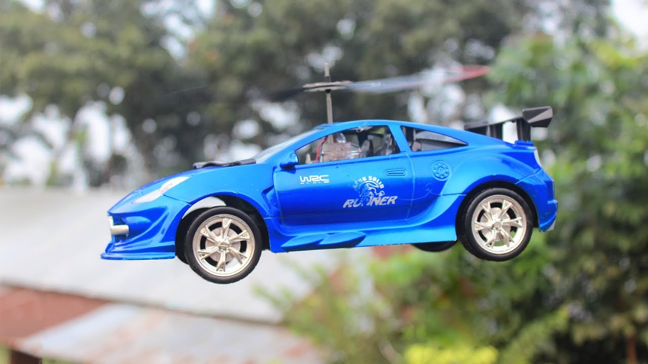 How To Make a Helicopter Car for Kids | Flying Helicopter Car - YouTube
