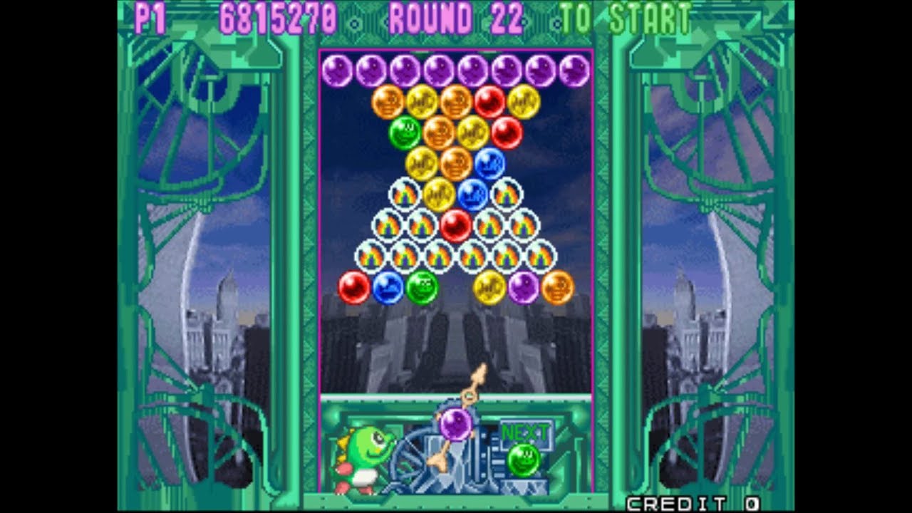 Puzzle Bobble 3 / Bust-A-Move 3 (Arcade, 1996) (1cc) - YouTube