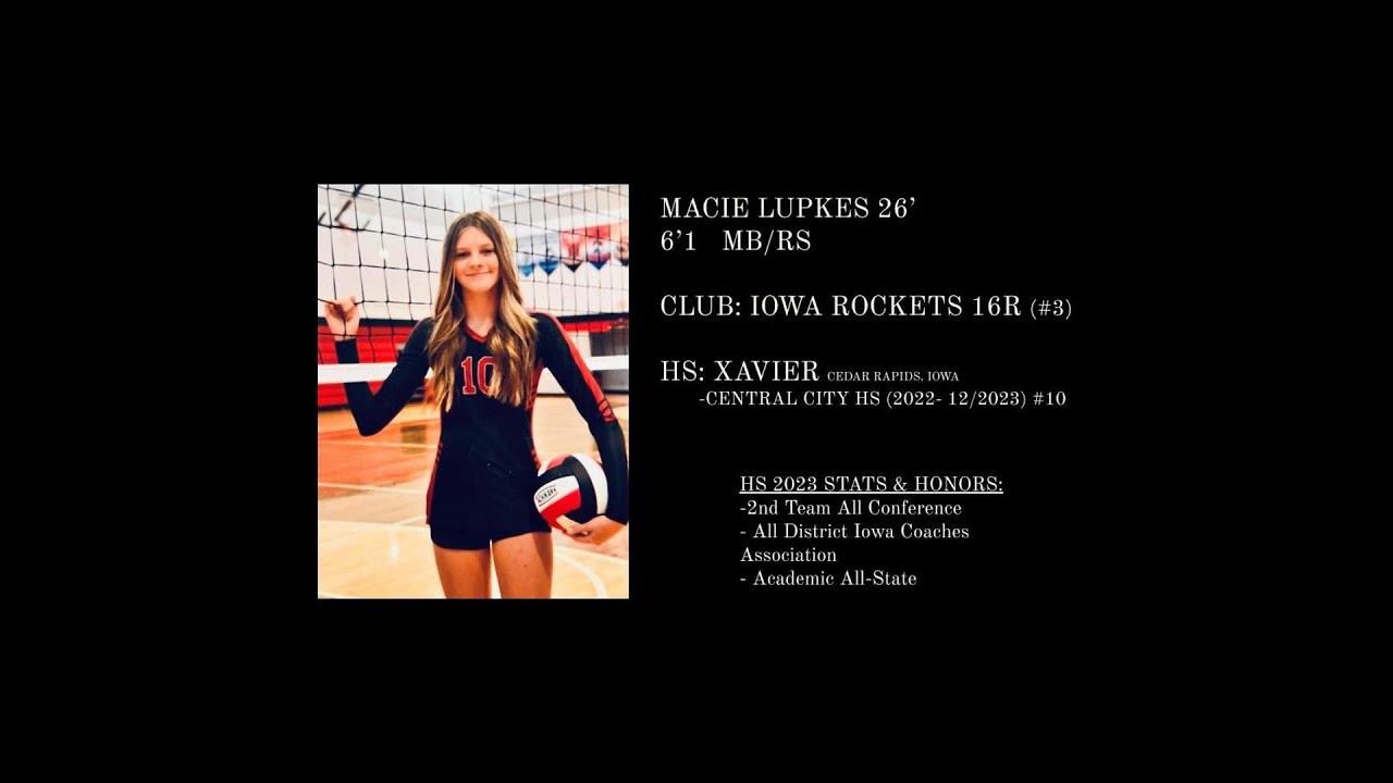 Macie Lupkes 26' MB/RS 6'1 (2023HS Highlights) - YouTube