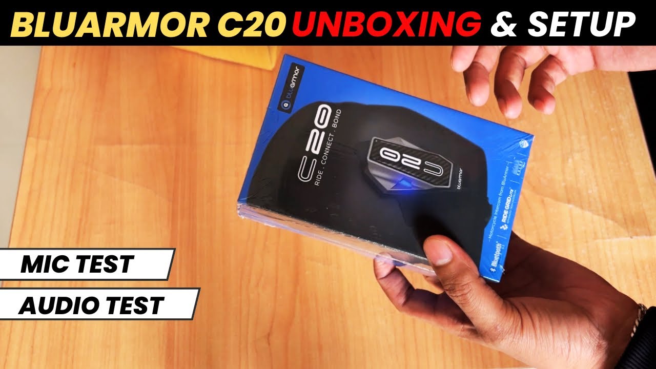 Bluarmor C20 Unboxing and Setup and Audio Test - YouTube