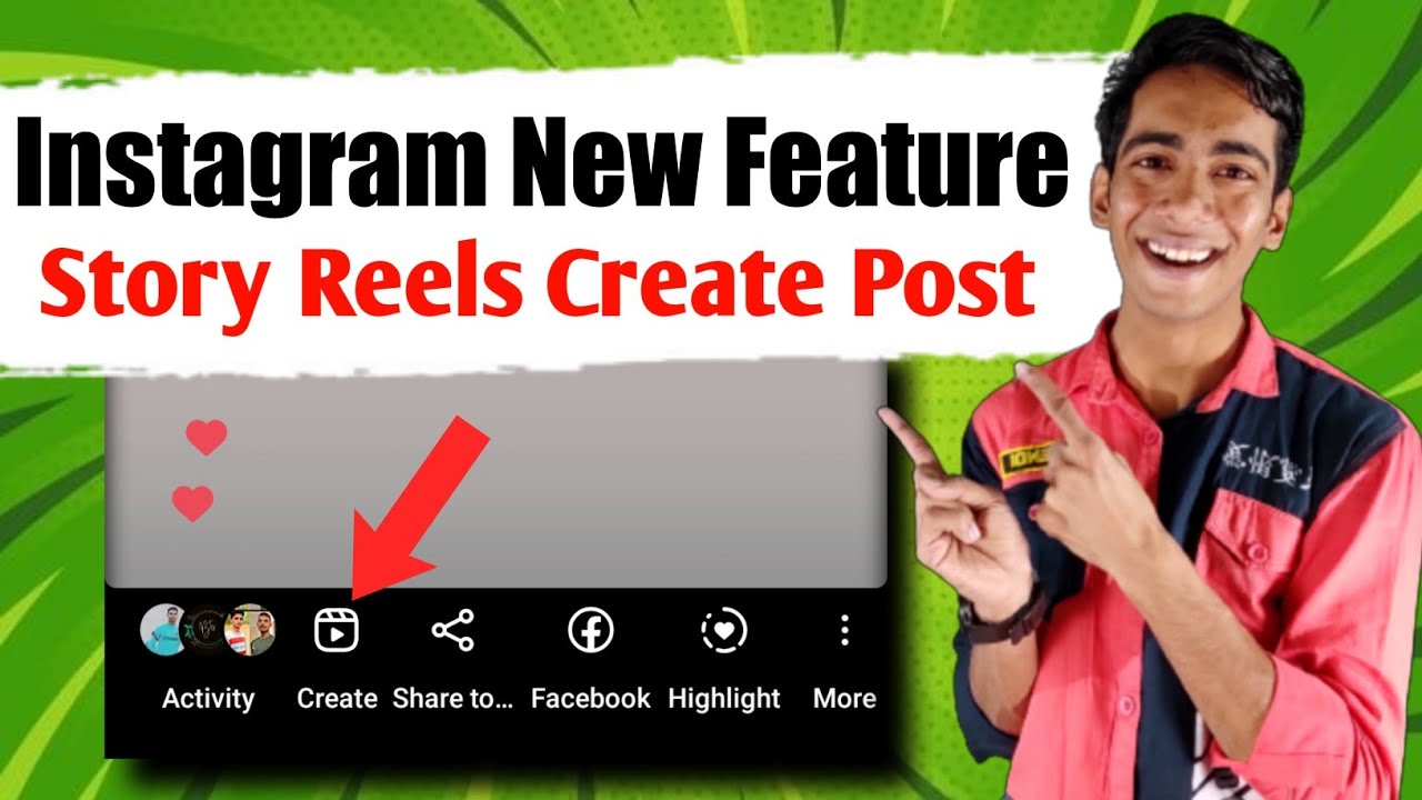 Instagram New Feature Story Reels Create Post | Instagram Story Reels ...