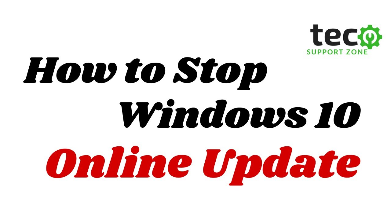 How to Stop automatic update in windows 10 - YouTube