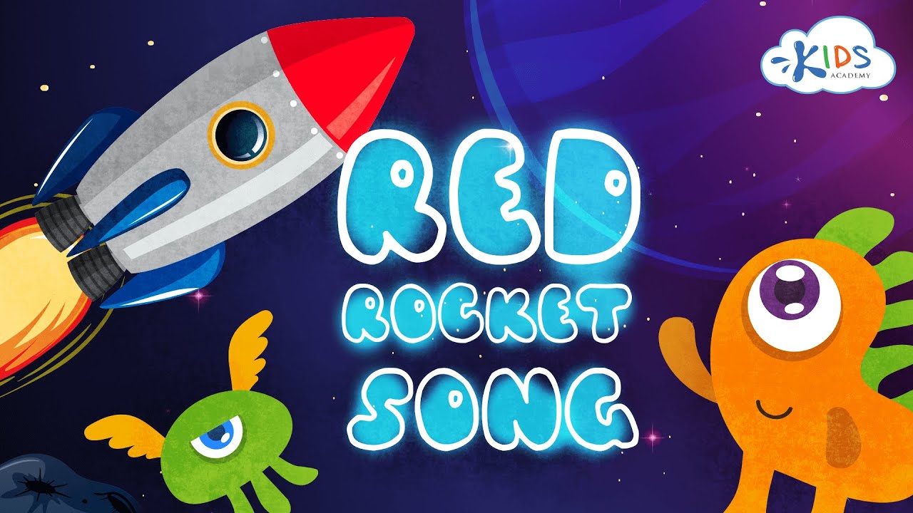 Red Rocket Song - Children Song with Lyrics - Nursery Rhymes | Kids ...