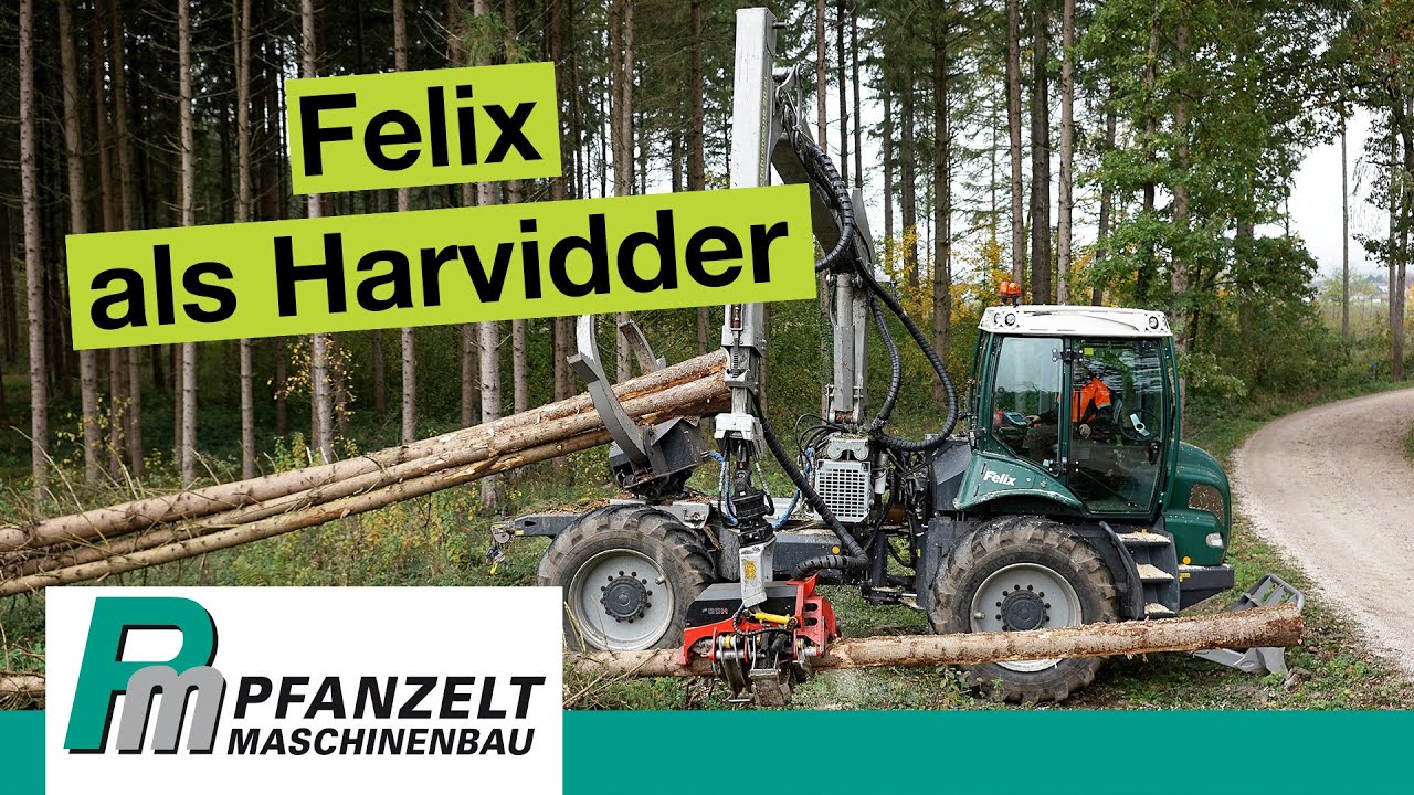 Der Felix als Harvidder | Skidder und Harvester in einer Forstmaschine ...