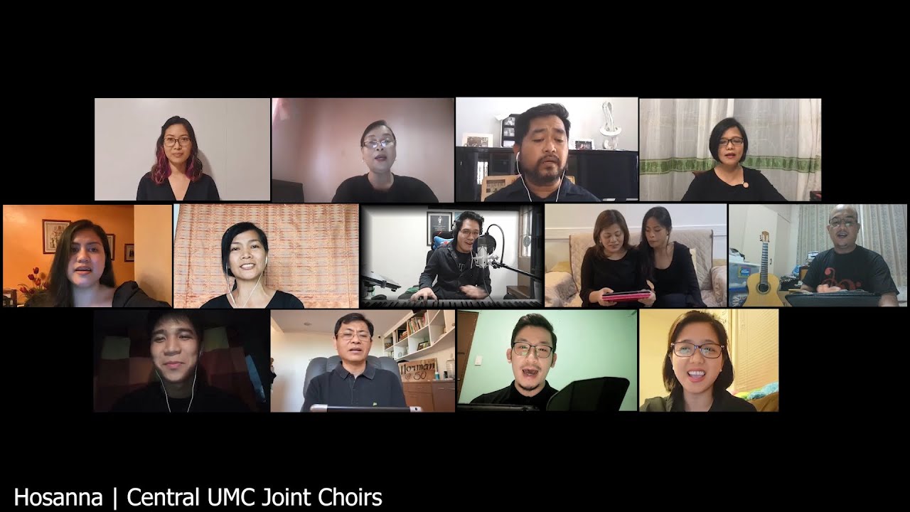 Hosanna | Rodger Strader | MrJTPianist ft. Central UMC Joint Choirs ...