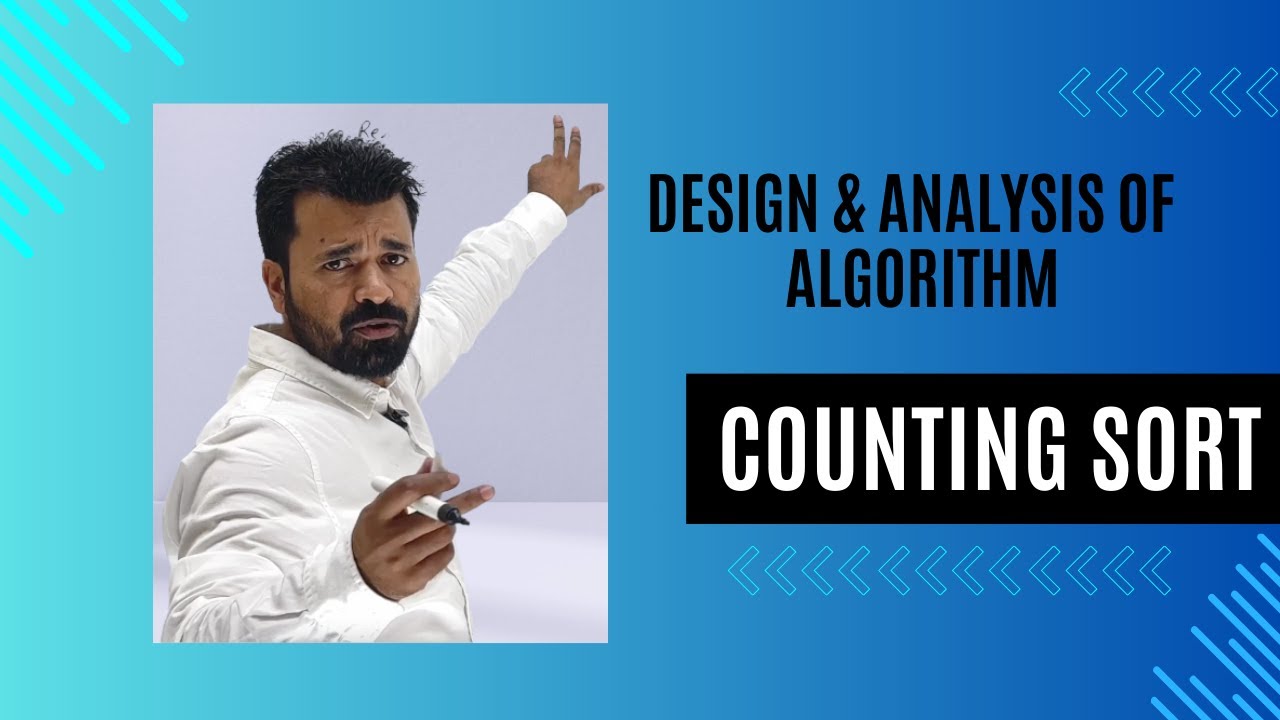 Lec 19 Counting Sort Algorithm Analysis Fistsacademy Youtube 5798