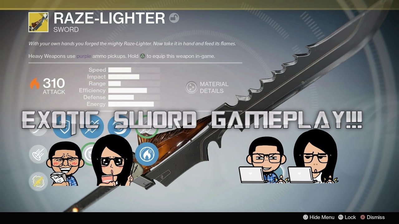 Destiny Raze lighter gameplay - YouTube