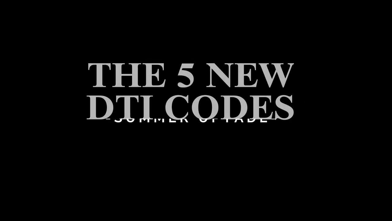 Here are the 5 new codes in dti. #dti #summerupdate #foryou #fyp - YouTube