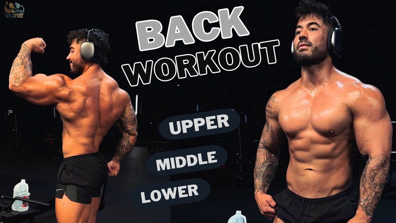 Full Back Workout | Build Your Muscle Fast -- Wild Fire Fitness - YouTube