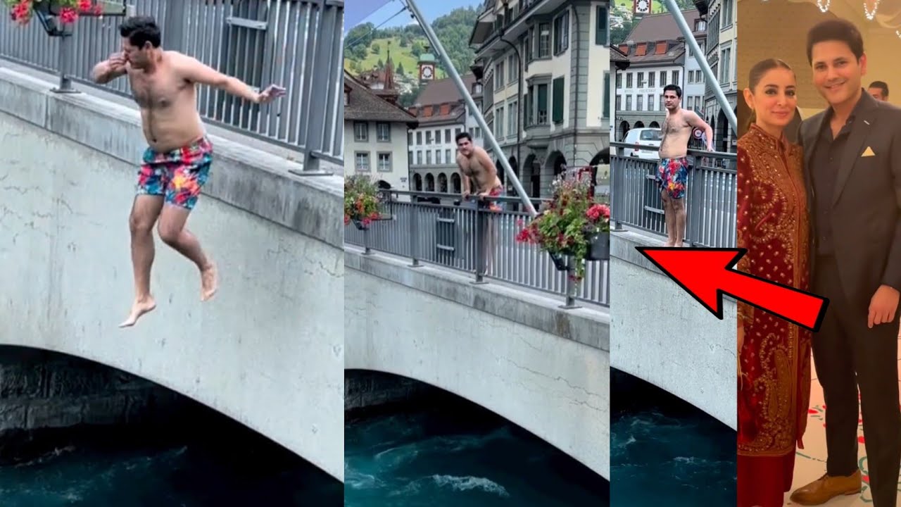 Dr. Fahad Mirza seen diving into a river in Switzerland 😳 - YouTube