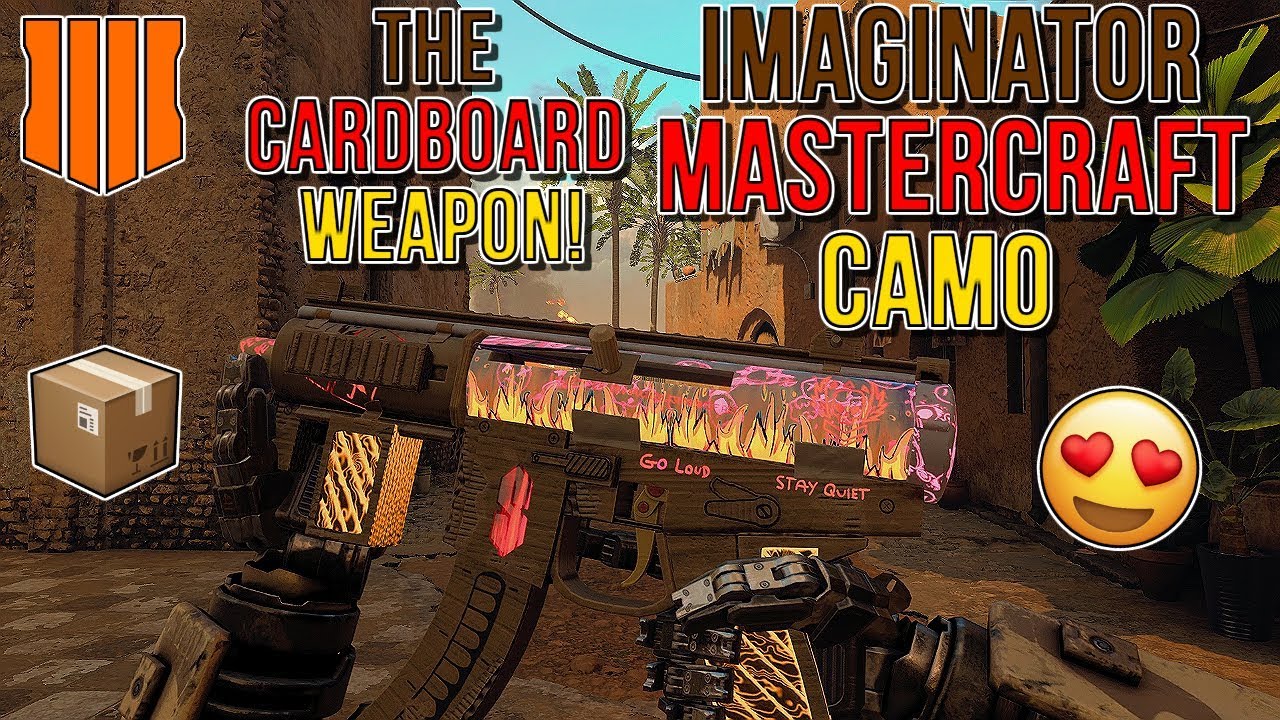 THE CARDBOARD CAMO 😍 (BO4 IMAGINATOR MASTERCRAFT CAMO DAEMON 3XB) - YouTube