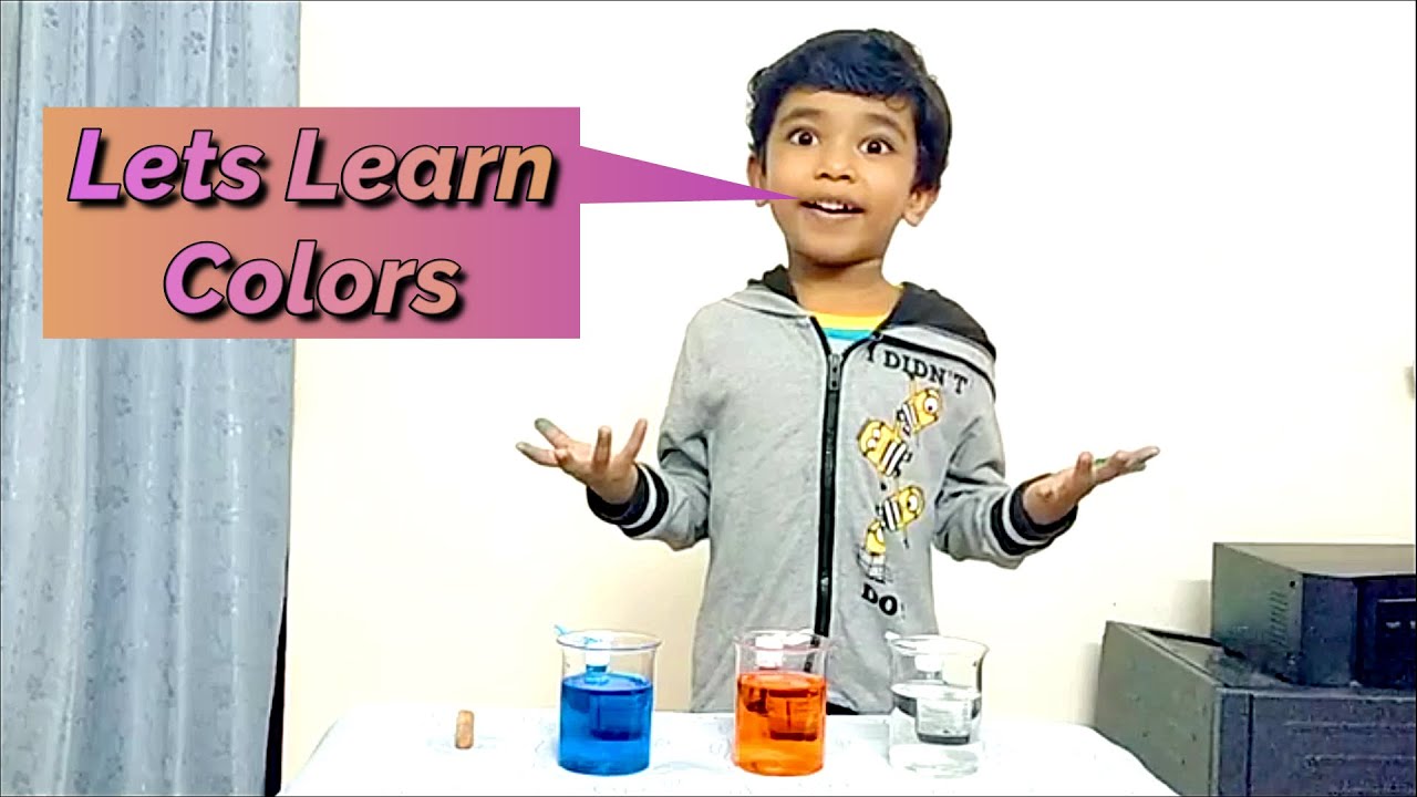 Lets Learn Colors By Jeevan S Paul | Color Learning Video for Kids ...