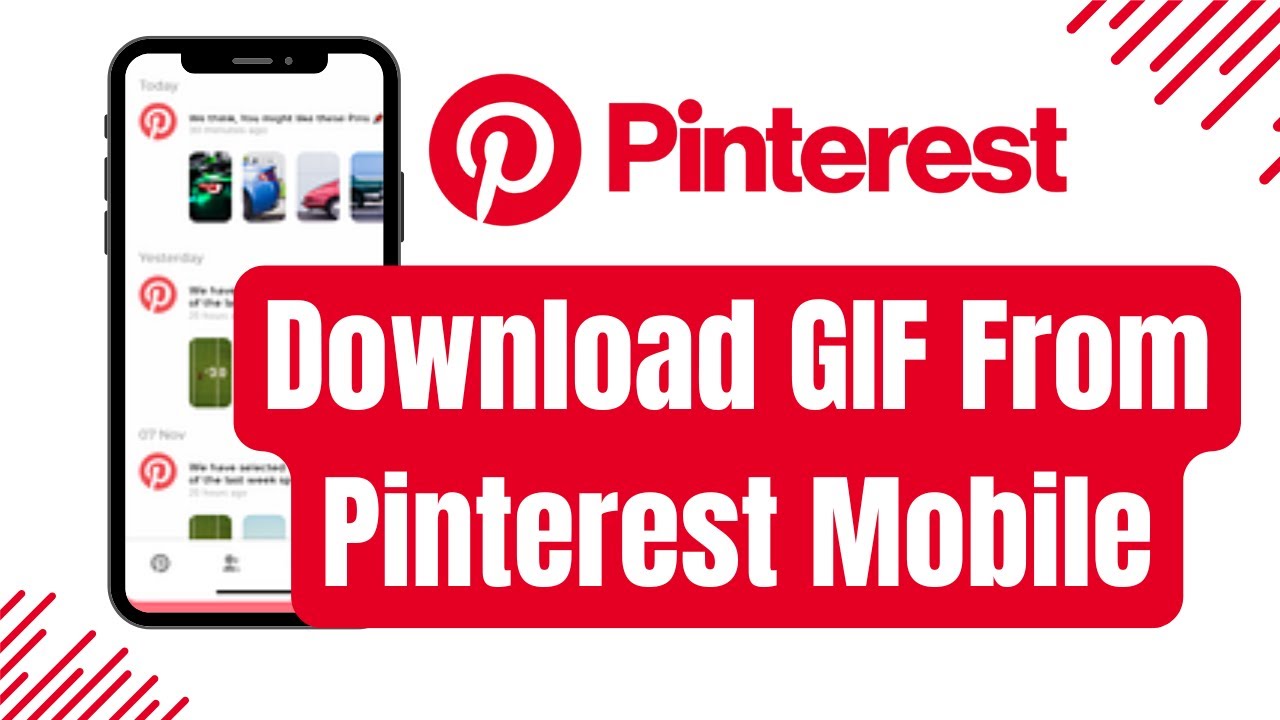 How to Download GIF From Pinterest Mobile 2024 - YouTube