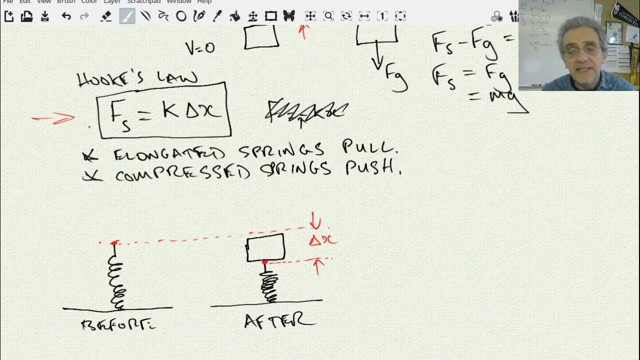 Physics 11 - Lesson 19 Springs: Hooke's Law - YouTube