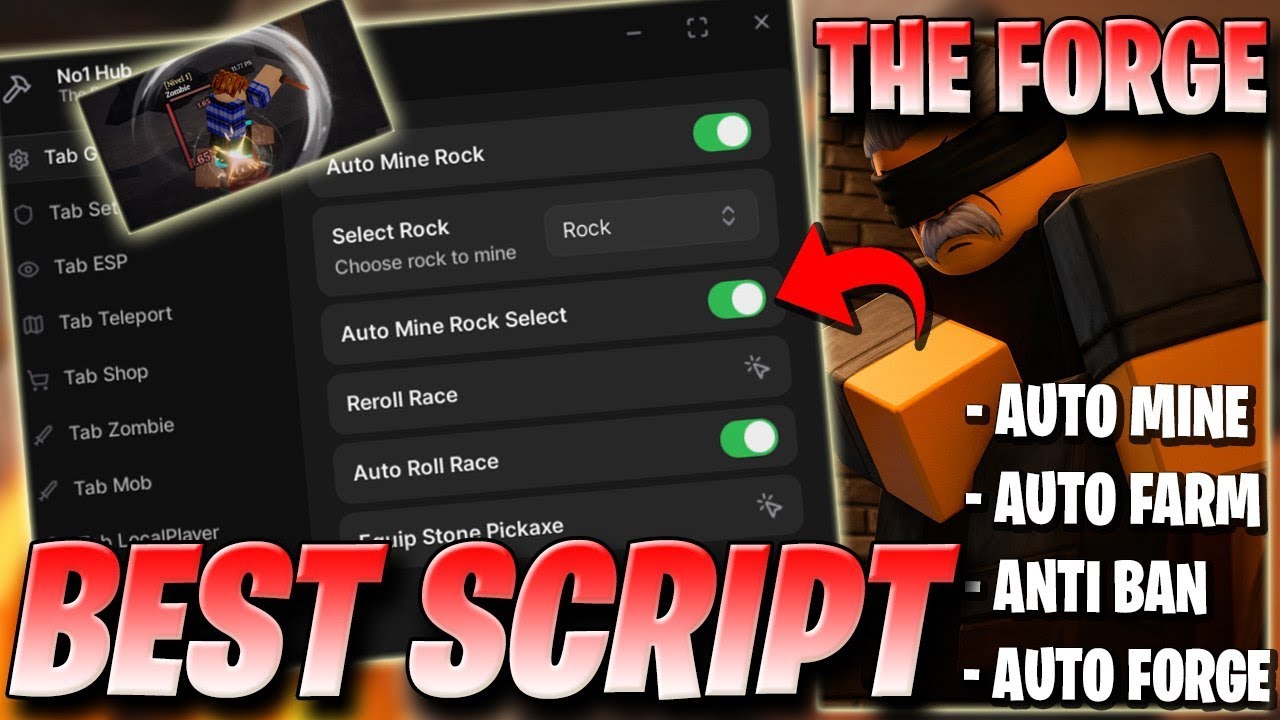 The Forge Script *NO KEY* - Instant Forge, Instant Kill, Auto Farm, Mine Ores, & More ROBLOX ...