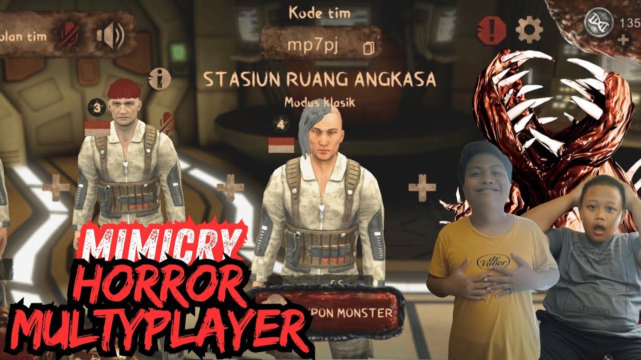 🔴LIVE GAME MIMICRY HORROR MULTIPLAYER, MENEMBAK MONSTER!!! - YouTube