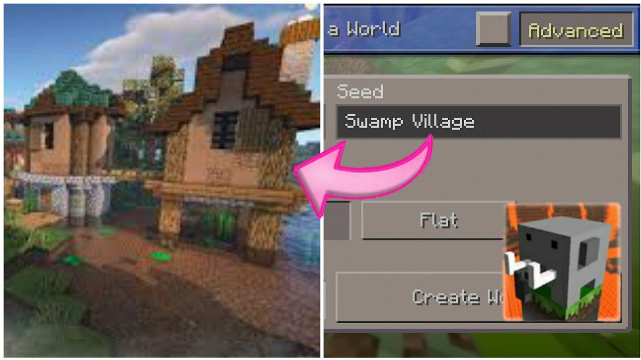 Swamp Village Seed In Craftsman Building Craft (Swampy-Swampy) - YouTube