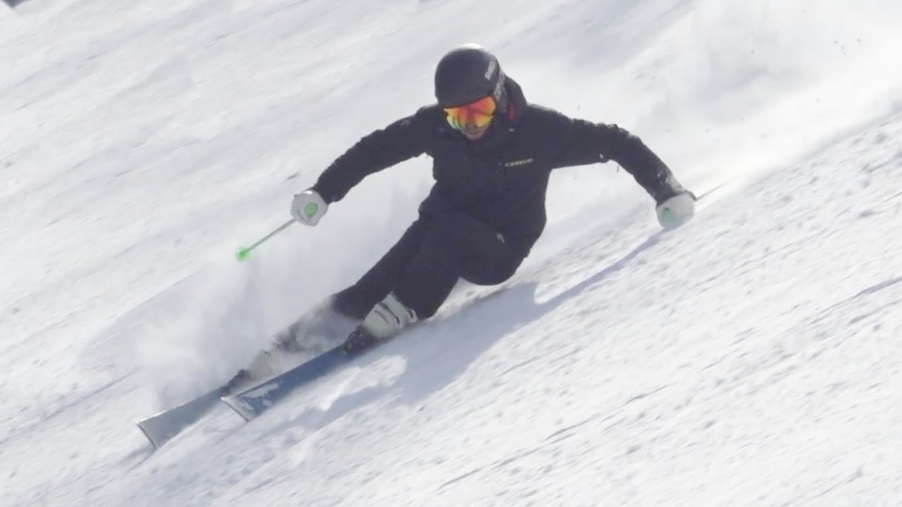 SKI carving un edited with SLO MOTION - YouTube