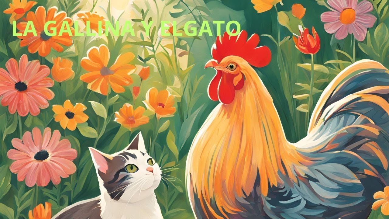 Historia la gallina y el gato - YouTube