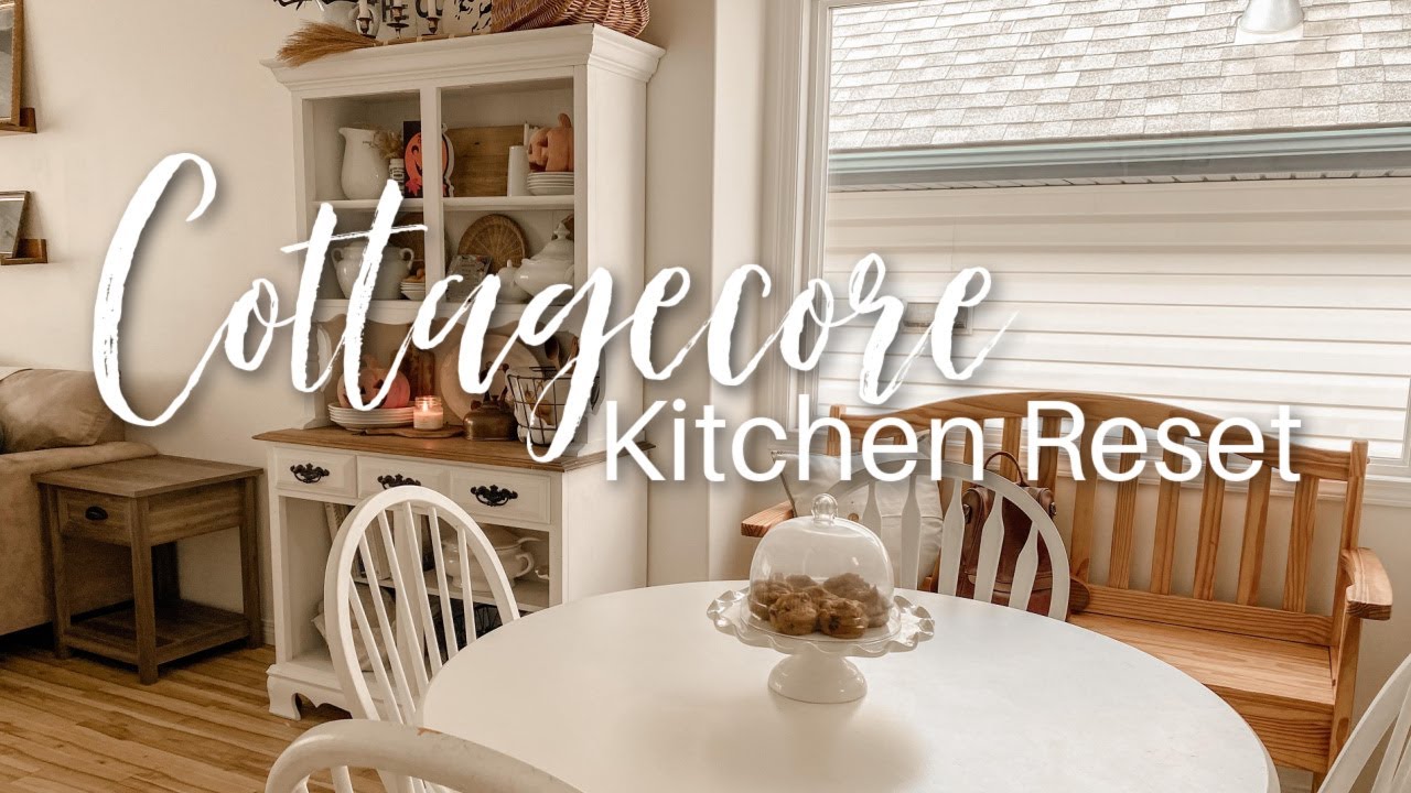 Cottagecore Kitchen Reset + Autumn Recipe - YouTube