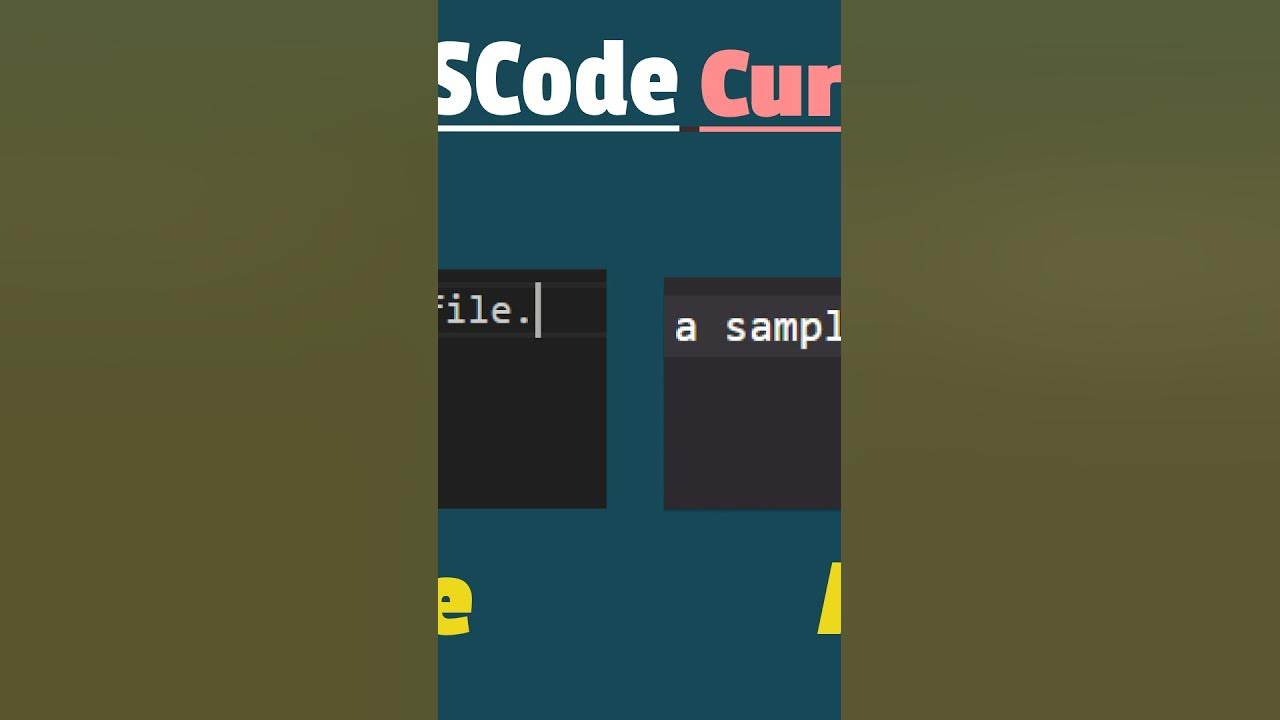 How to change color and style of cursor in VSCode | vscode tips and tricks | vscode ...
