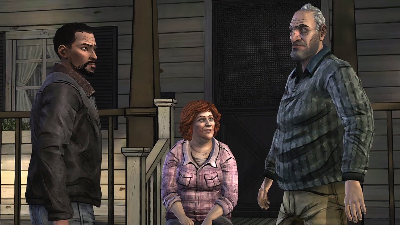 Brenda Sticks Up for Larry - Telltale's Walking Dead - YouTube