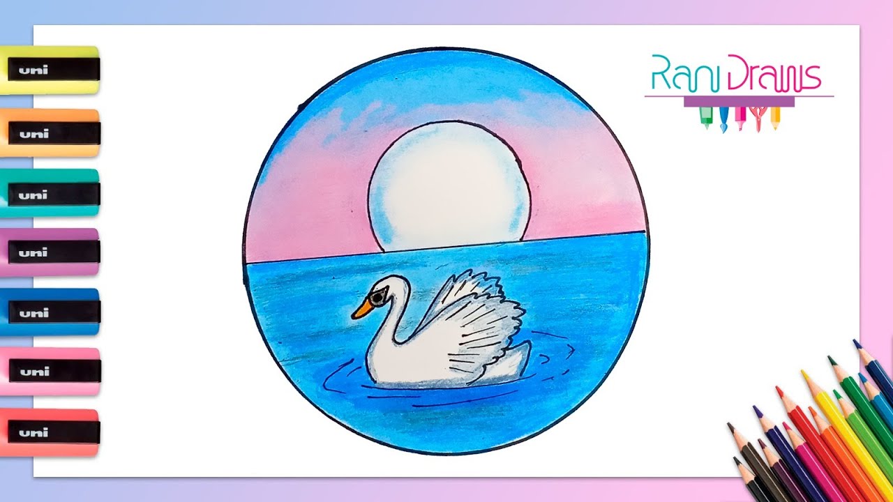 Dibujos Faciles De Cisnes Cómo Dibujar Un Cisne De Forma Sencilla
