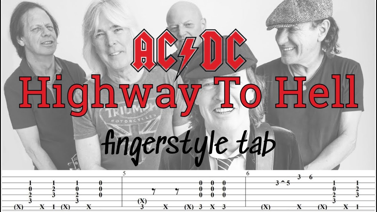Highway to hell Fingerstyle tab ACDC - YouTube