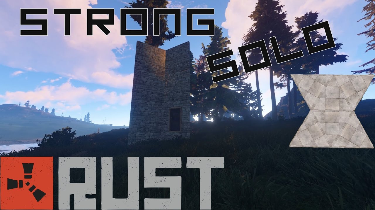 Strong Solo Base (LOW RESOURCES) | Rust Base Building - YouTube