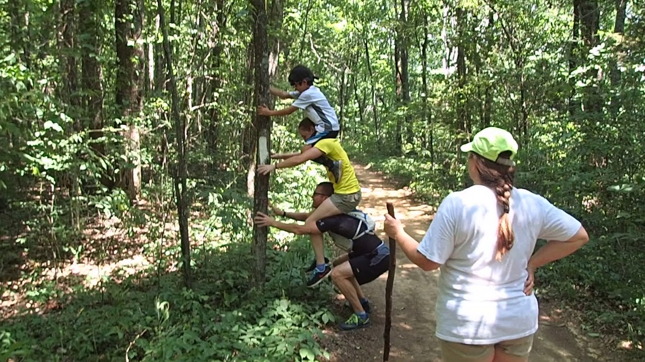 Human Totem Pole Huntsville Alabama June 2016 - YouTube