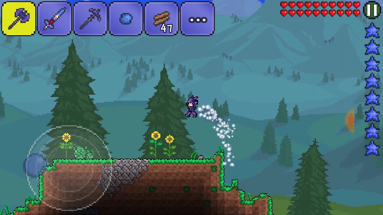 Terraria episode 14 exploring the sky - YouTube