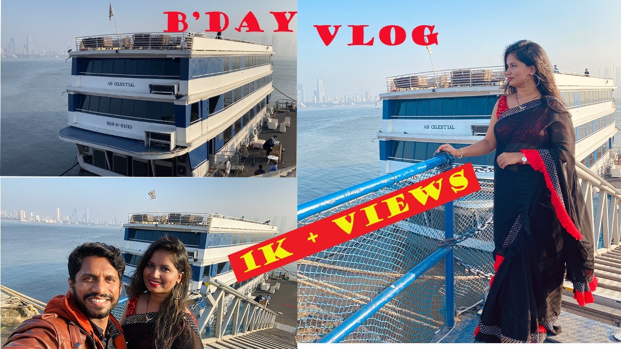 AB Celestial | My B'day Vlog | Mumbai's 1st Floating Restaurant - YouTube