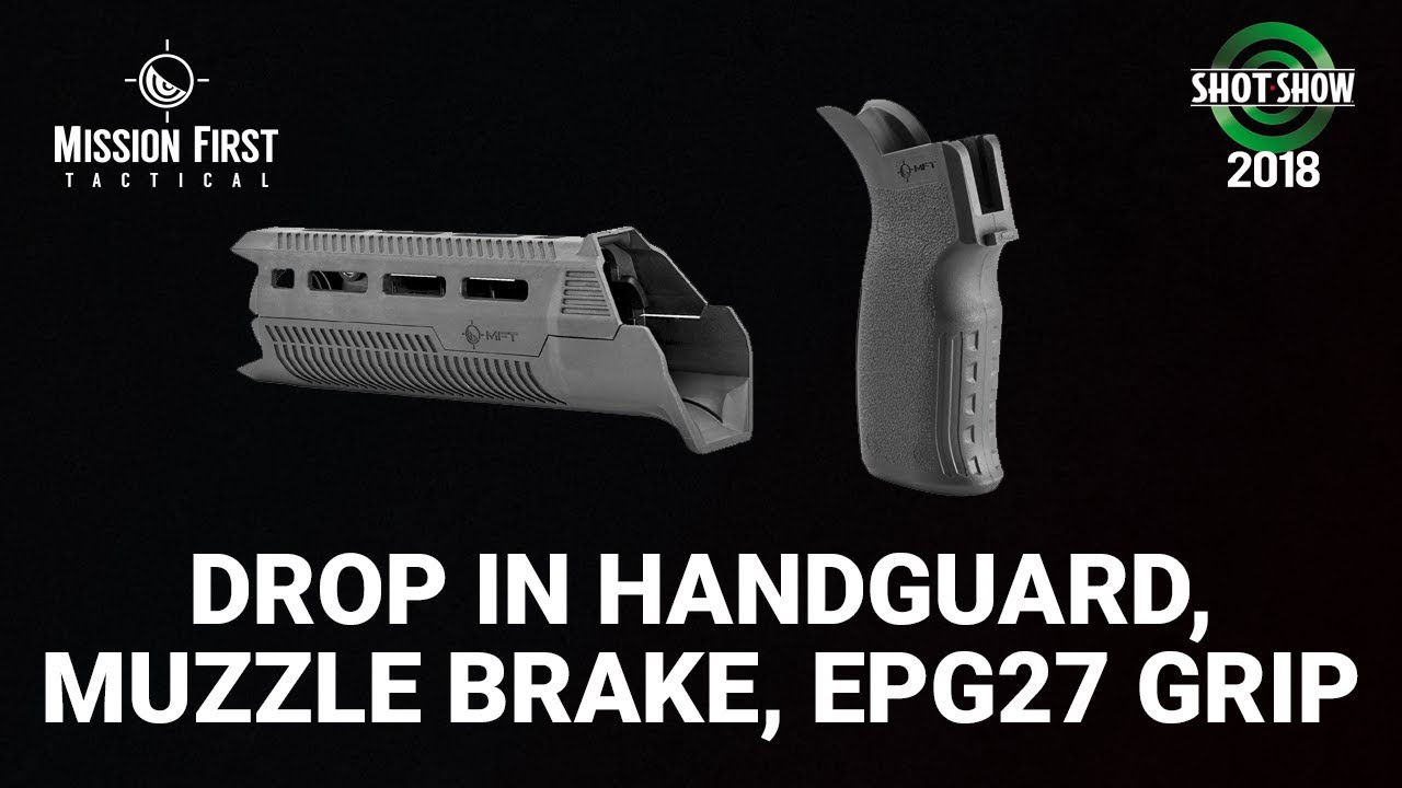 Mission First Tactical Drop In Handguard, Muzzle Brake & EPG27 Grip ...