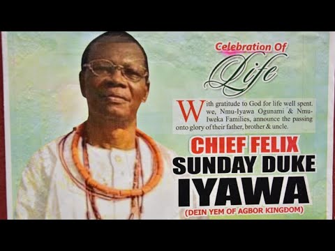 Chief Akwete live at the Social Dance for Late Chief Felix Duke Sunday ...