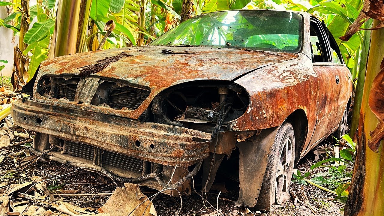 Fully Restoration Rusty DAEWOO Car That Were Severely Damaged ...